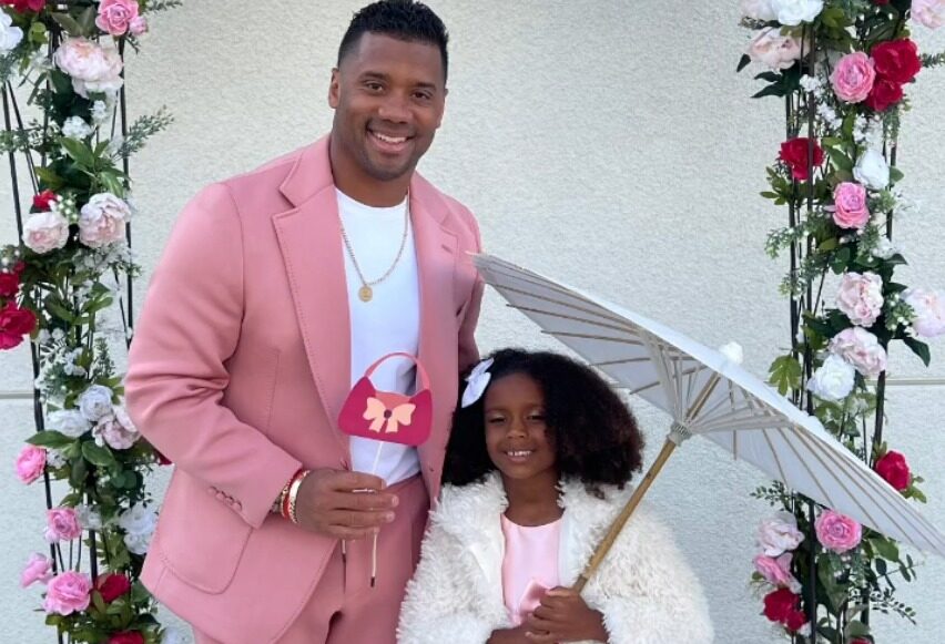Cuteness Overload Alert: Russell Wilson And Daughter Sienna Attend ...